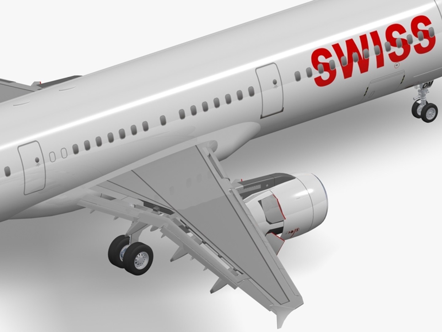 Airbus Swiss International Air Lines 3D Model - TurboSquid 1074534