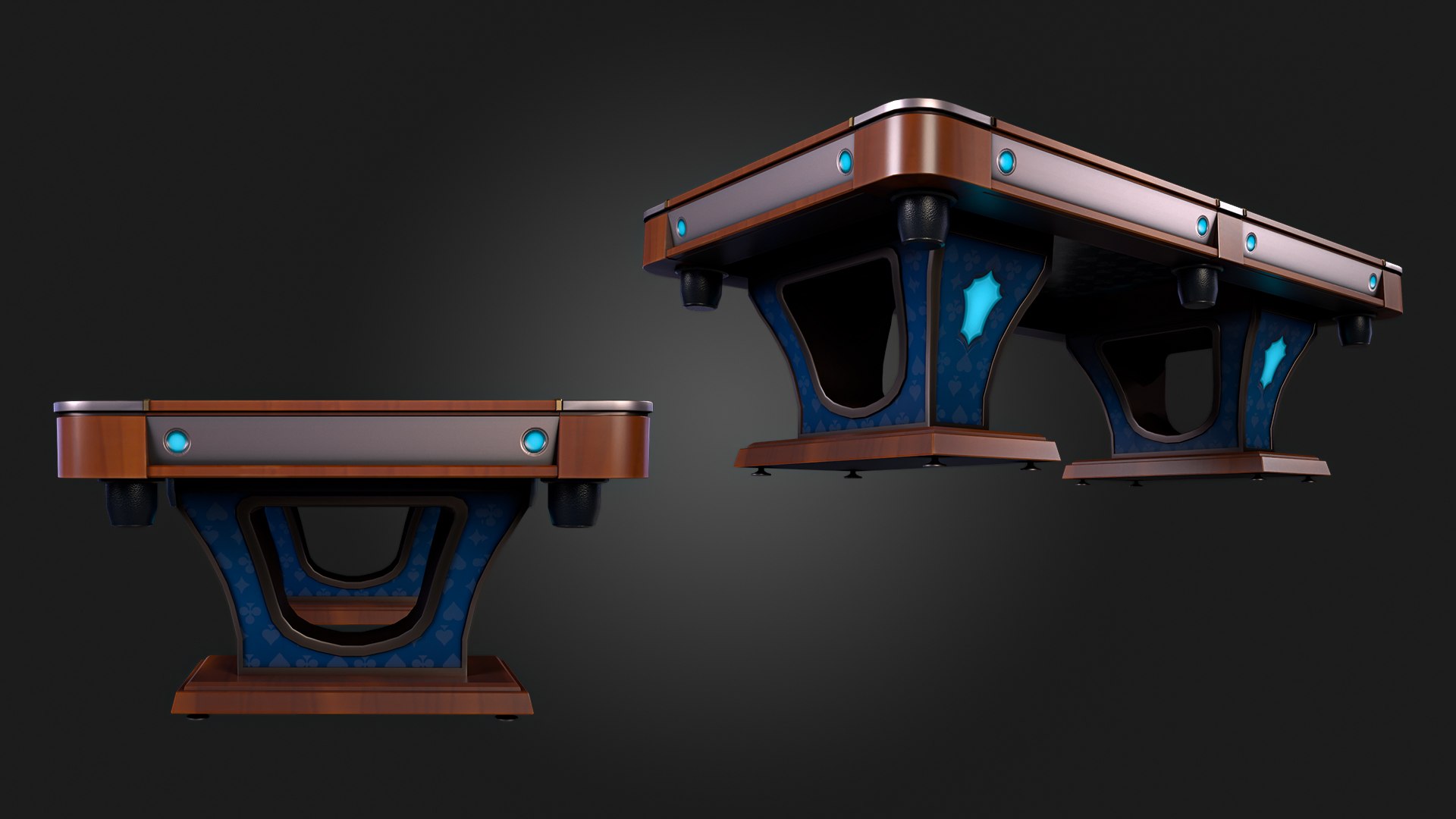 Pool Table 3D - TurboSquid 2236199