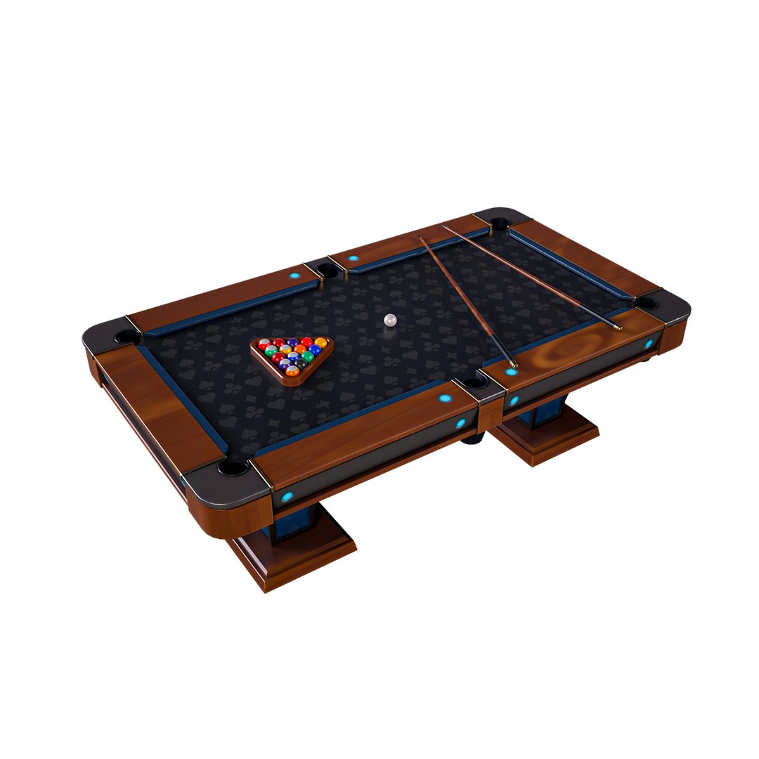 Pool Table 3D - TurboSquid 2236199