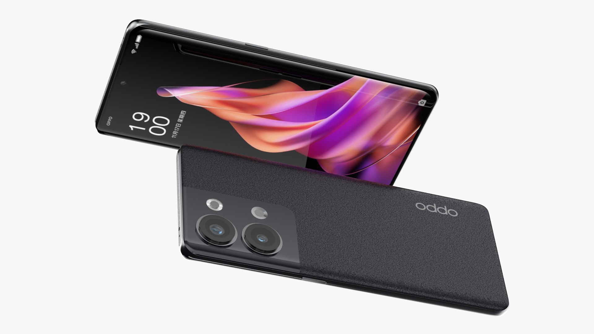 3D Model OPPO Reno 9 Pro Black - TurboSquid 1994016