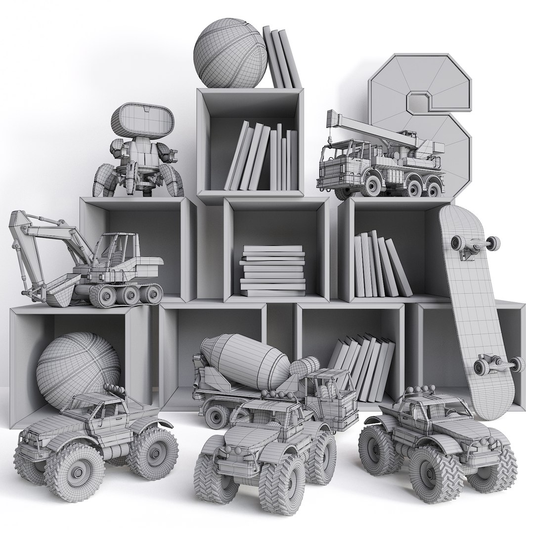 Childrens toys 3D model - TurboSquid 1962741