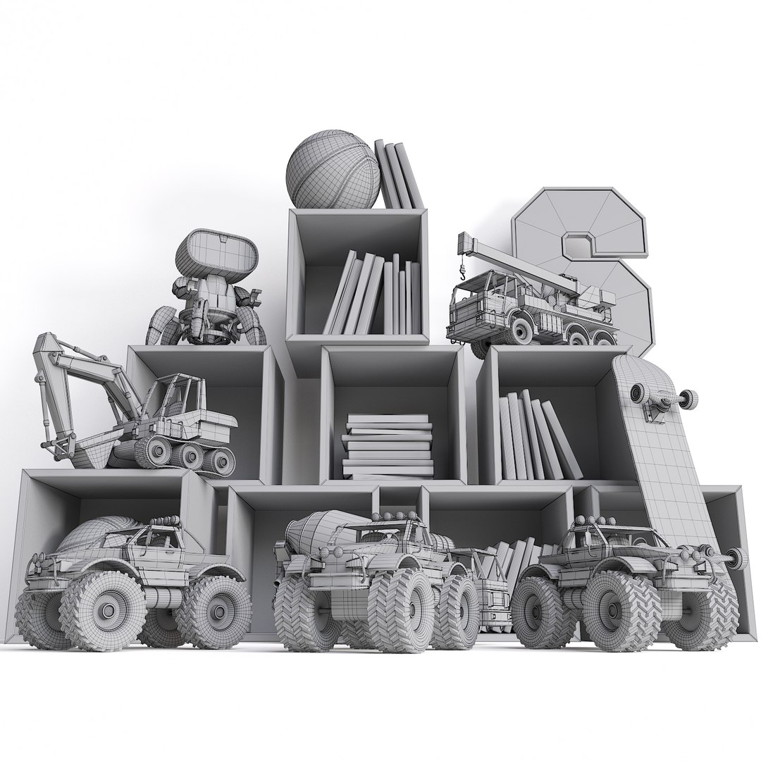 Childrens toys 3D model - TurboSquid 1962741