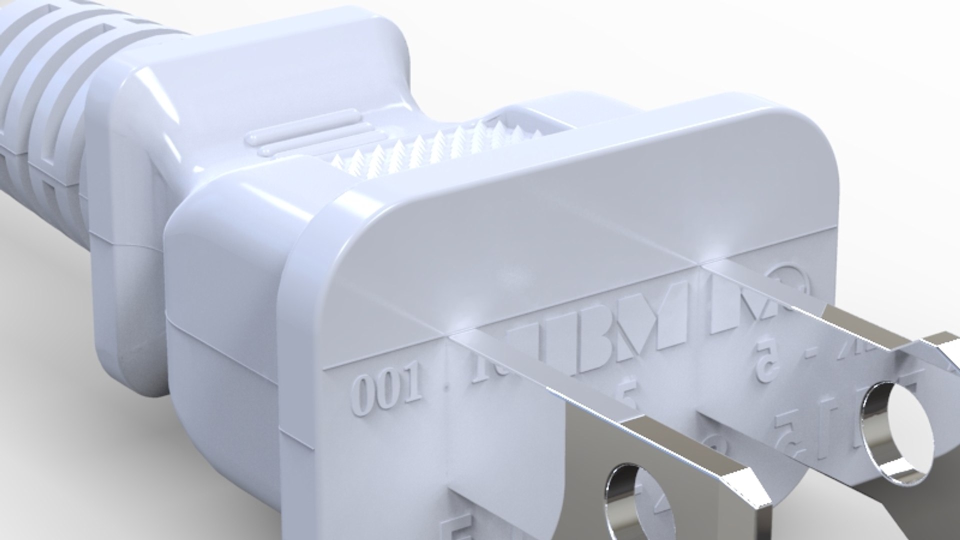3d Model Electrical Plug Modeled