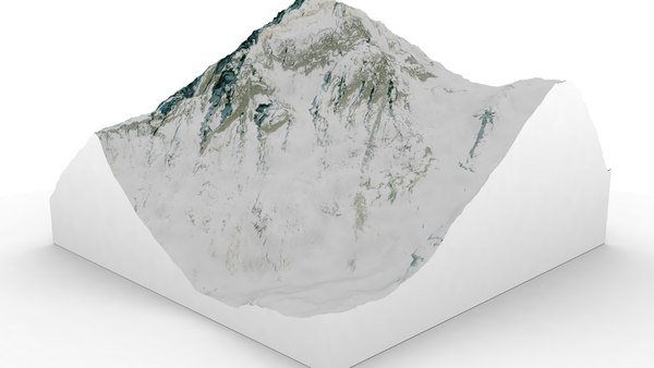 Mont Everest 3D Modell TurboSquid 1989562