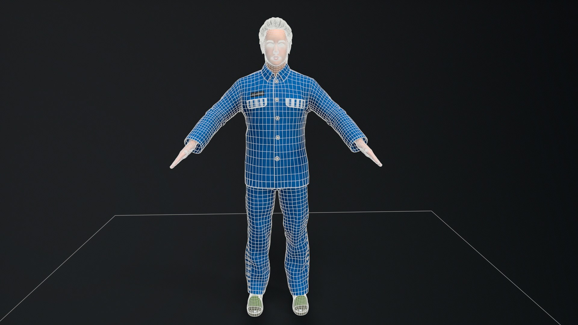 3D Female Prisoners Character - TurboSquid 2375491