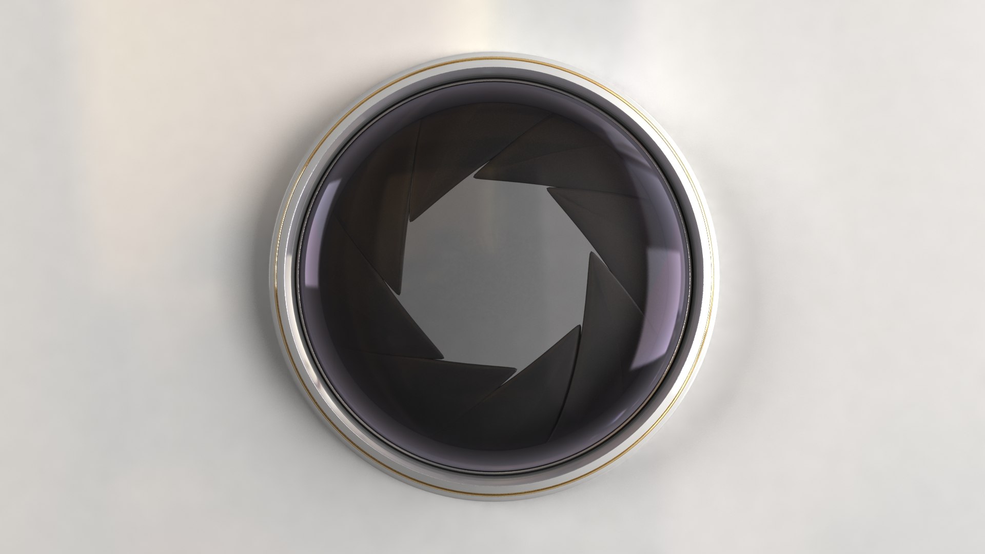 lens opening 3d model