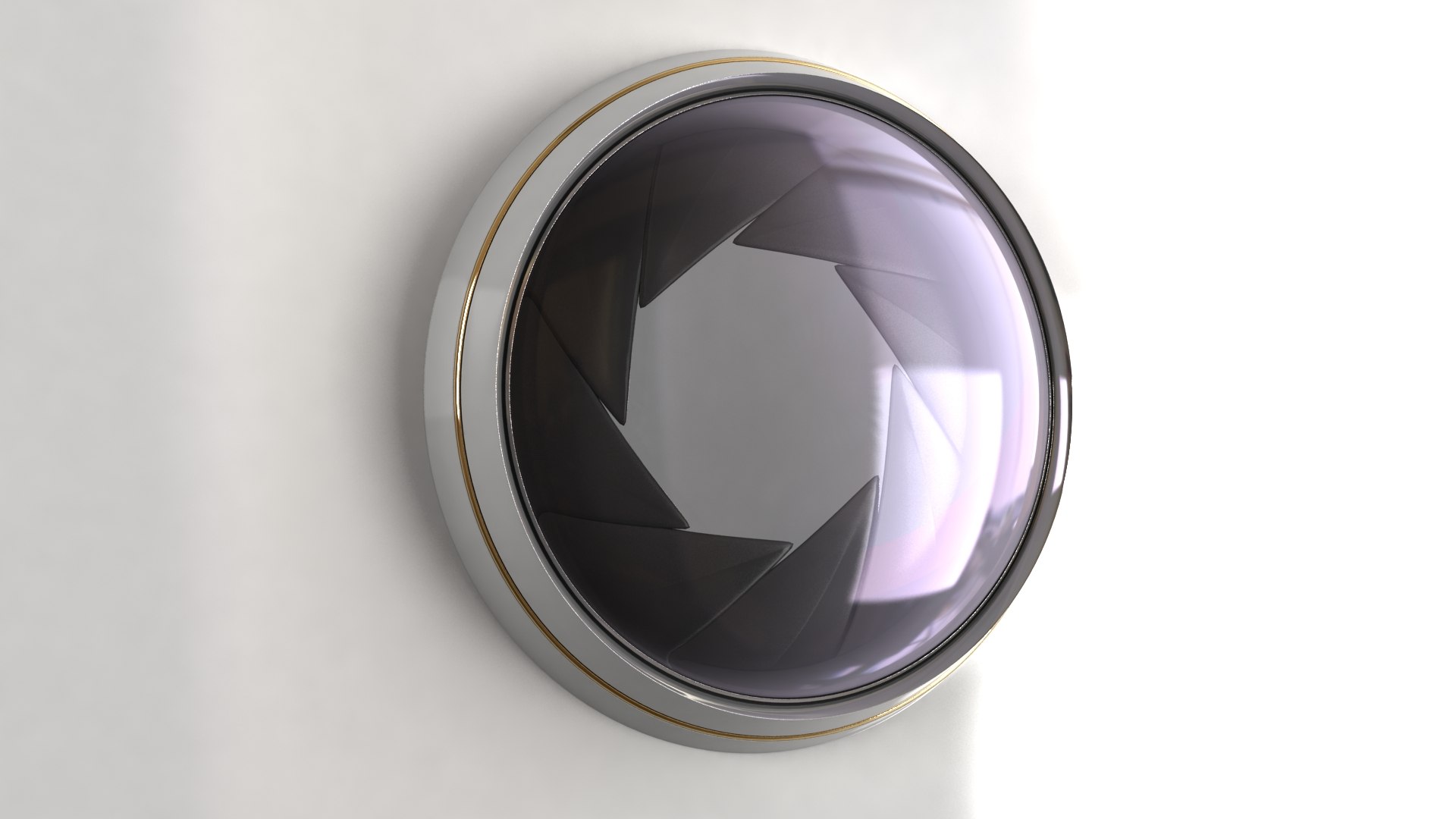 lens opening 3d model