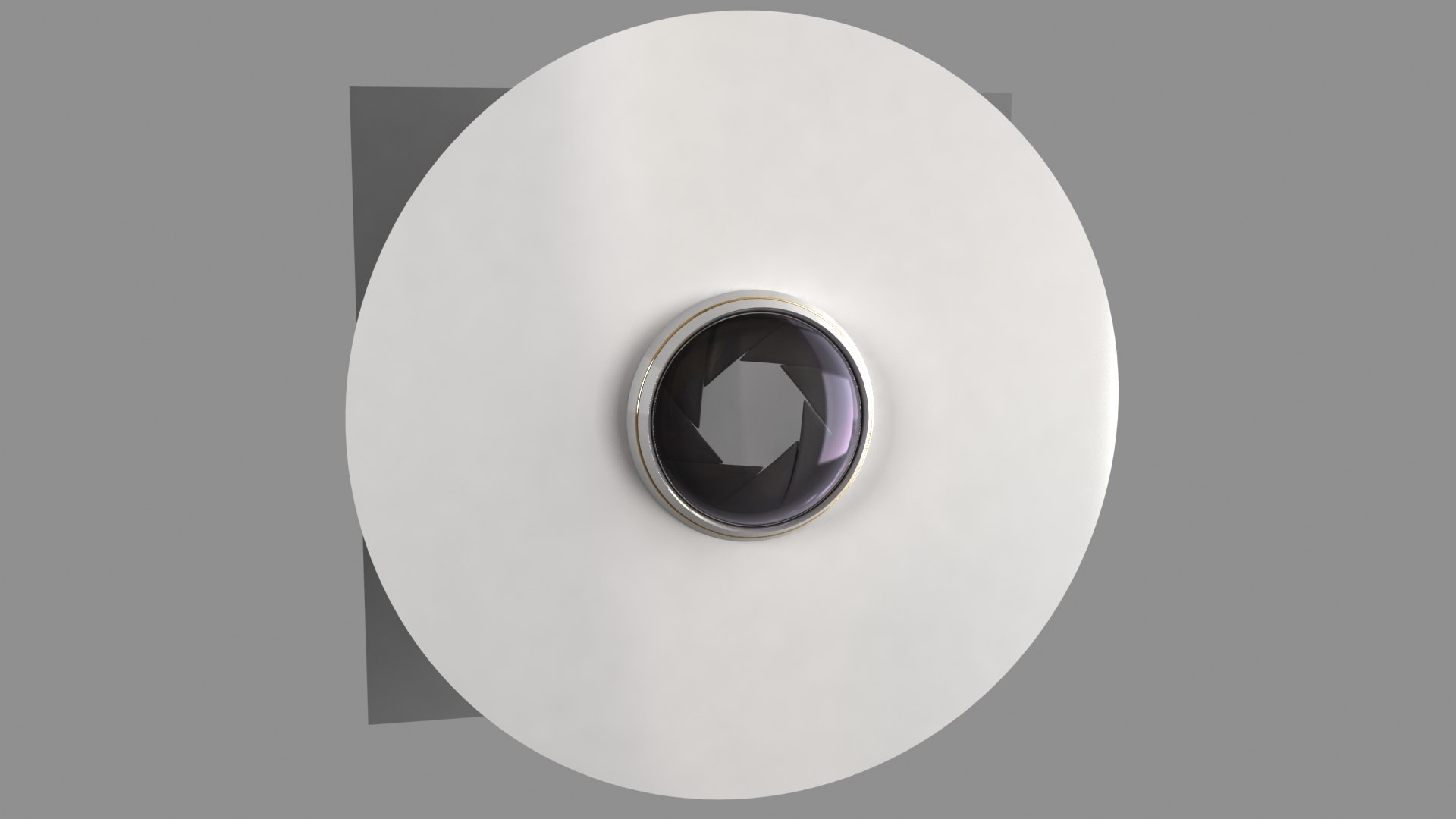 lens opening 3d model