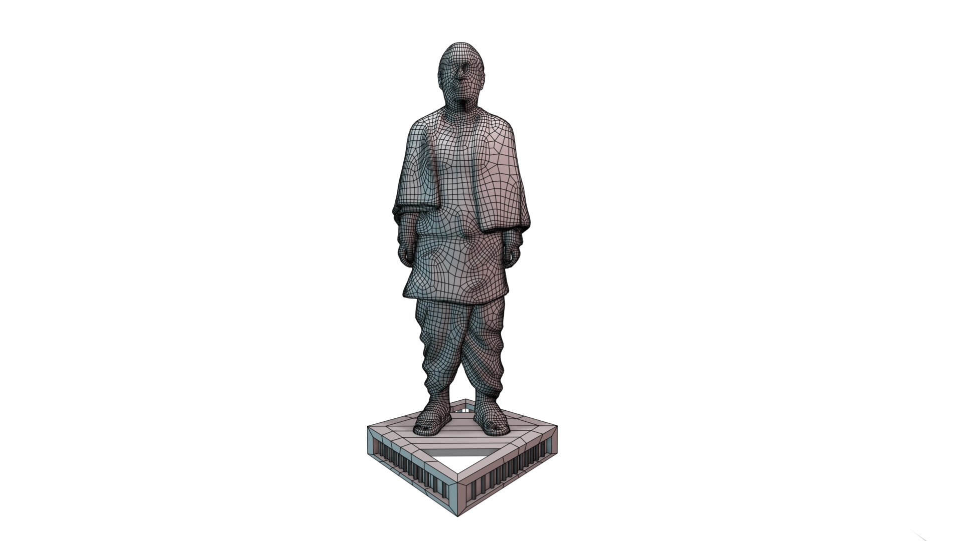 3D Statue Of Unity Lowpoly Model - TurboSquid 2171870