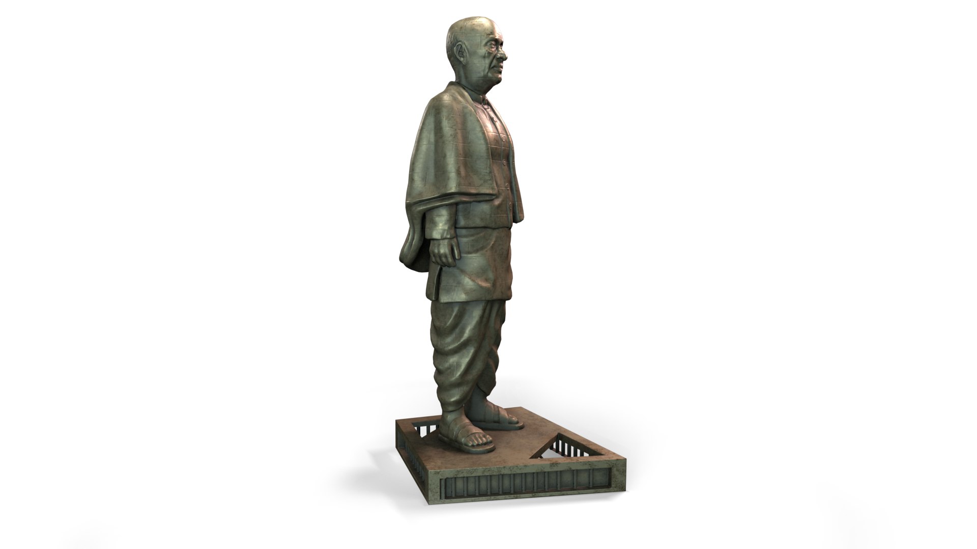 3D Statue Of Unity Lowpoly Model - TurboSquid 2171870