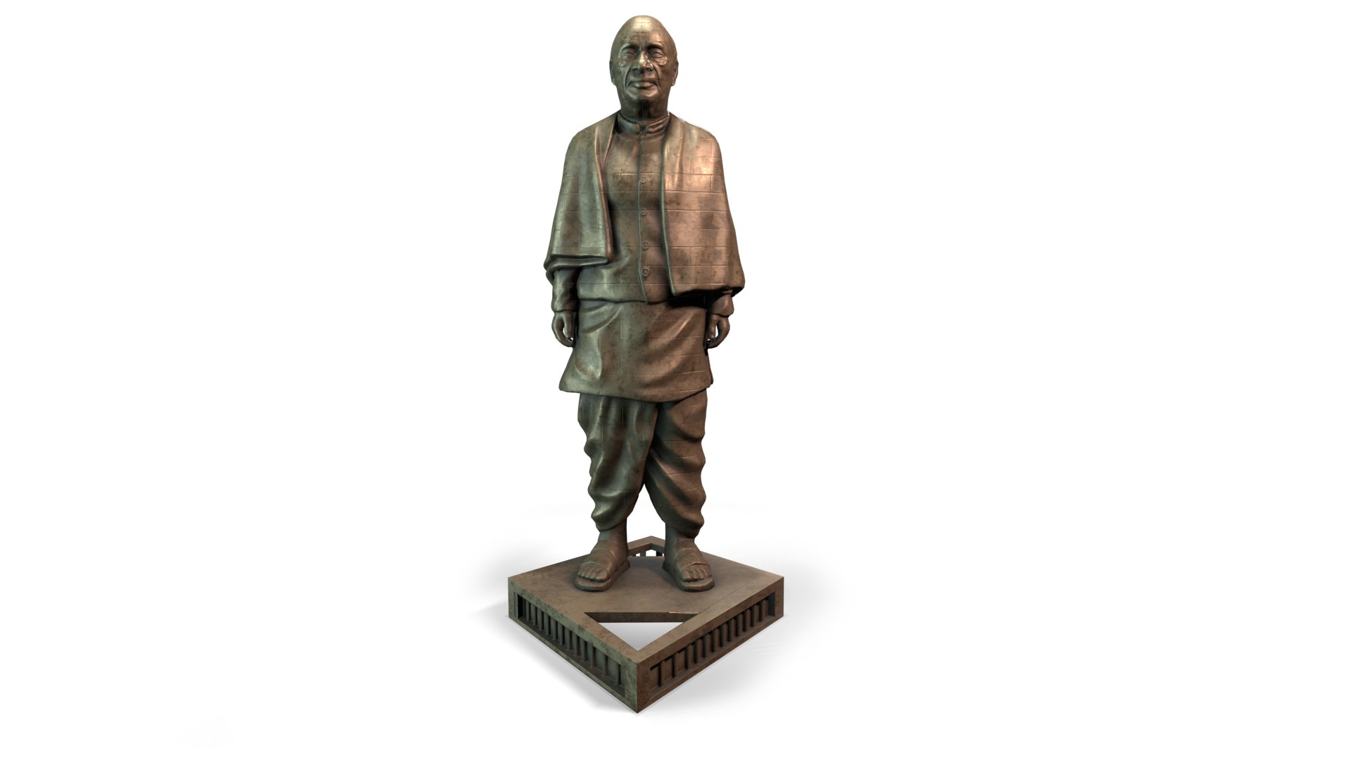 3D Statue Of Unity Lowpoly Model - TurboSquid 2171870