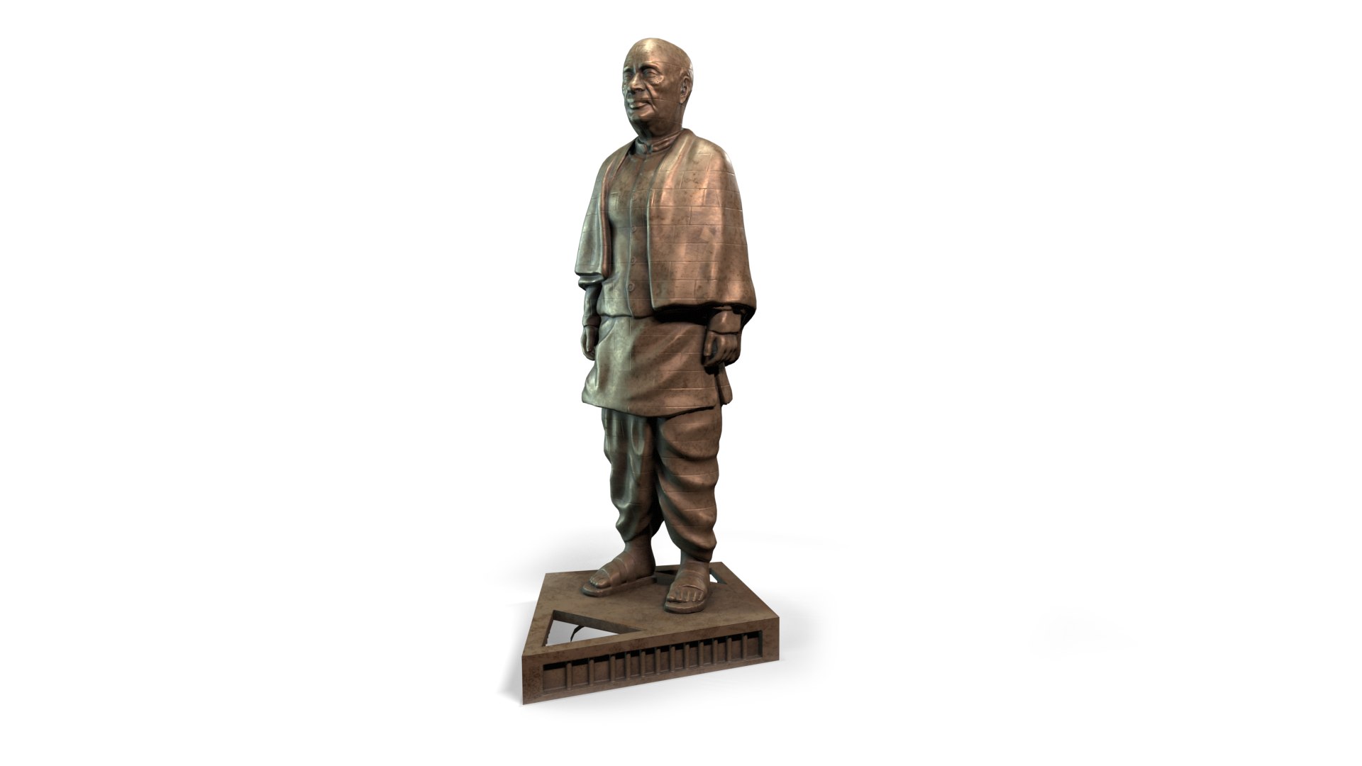 3D Statue Of Unity Lowpoly Model - TurboSquid 2171870