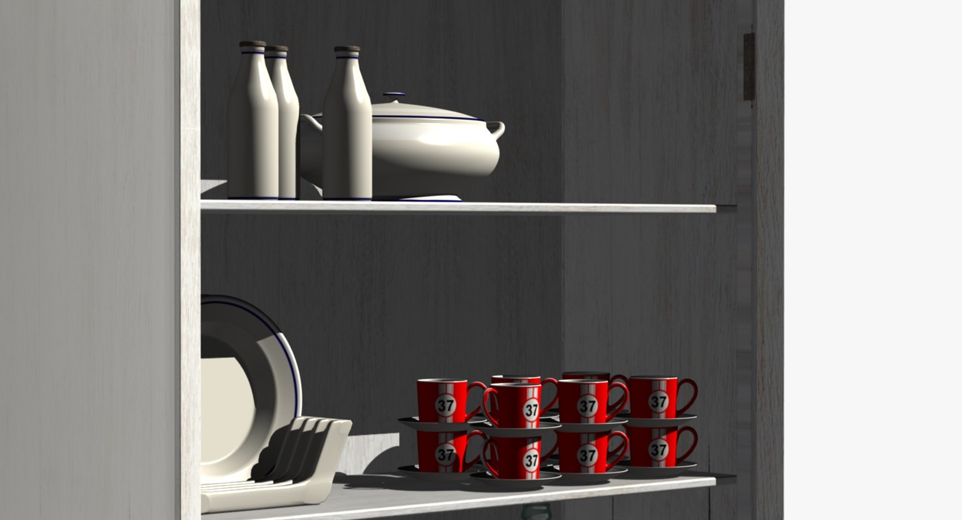 Showcase vintage 3D model - TurboSquid 1324494