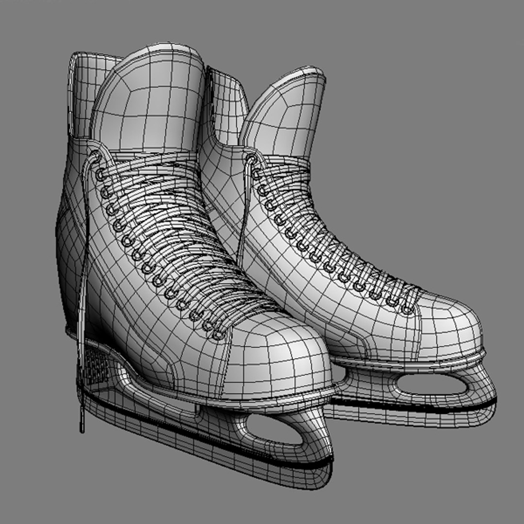 3d Model Ice Skates