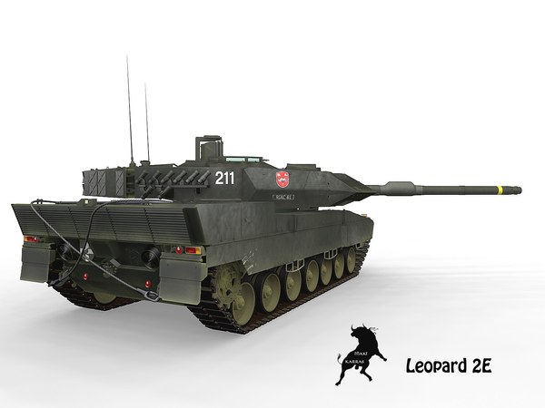 modelo 3d Esquema del ejército español Leopard 2E - TurboSquid 724540