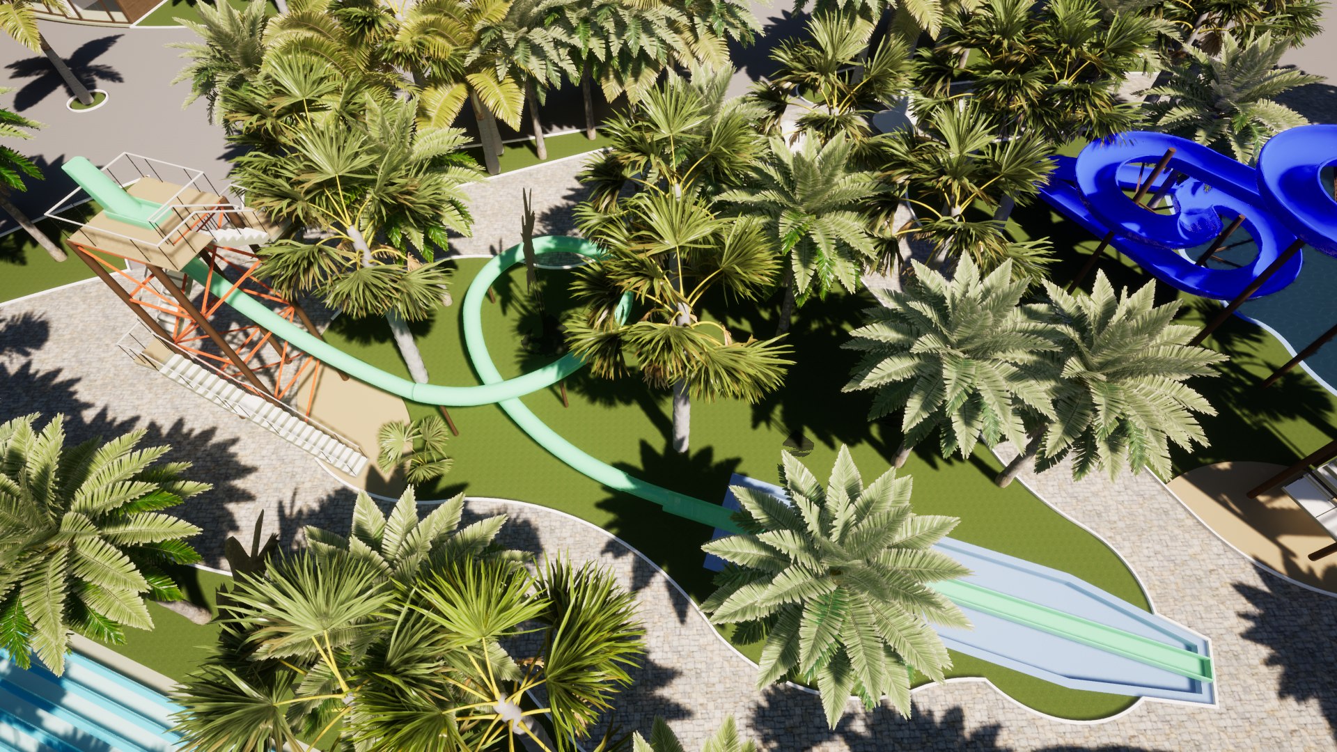 3D Model Waterslide 02 DROP FBX - TurboSquid 1840528