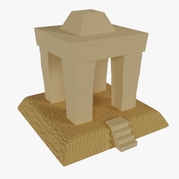 Ancient Sandstone Structure - Low Poly Model model - TurboSquid 2011887