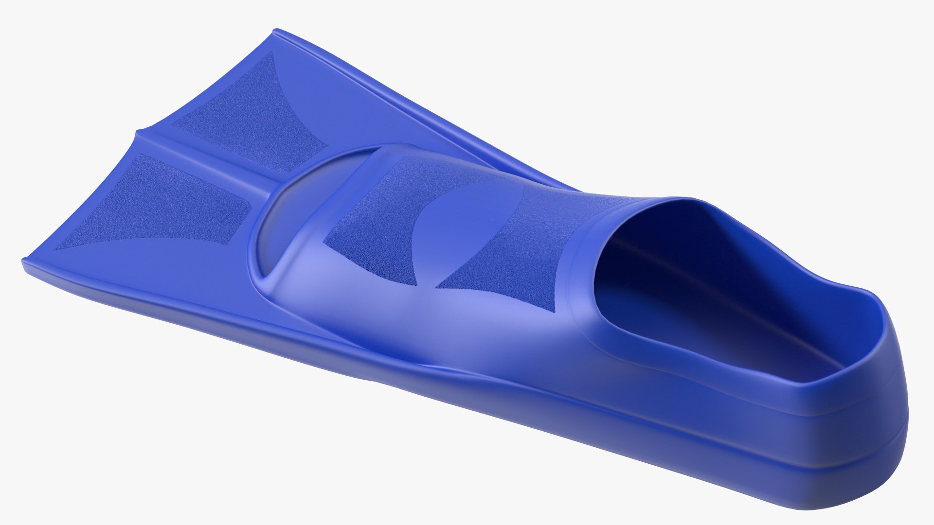 Short Blue Blade Swim Fins Model - TurboSquid 2135127