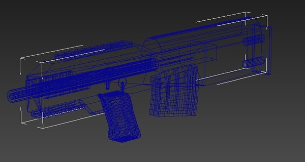 3d bullpup rifle