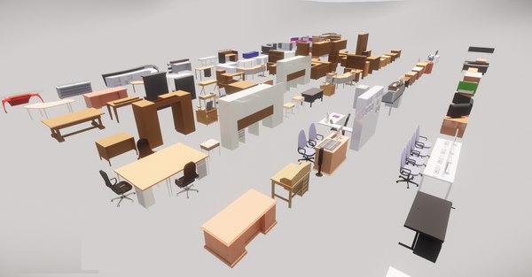 modelo 3d 89 modelos de escritorio Revit 2015 - TurboSquid 1291059