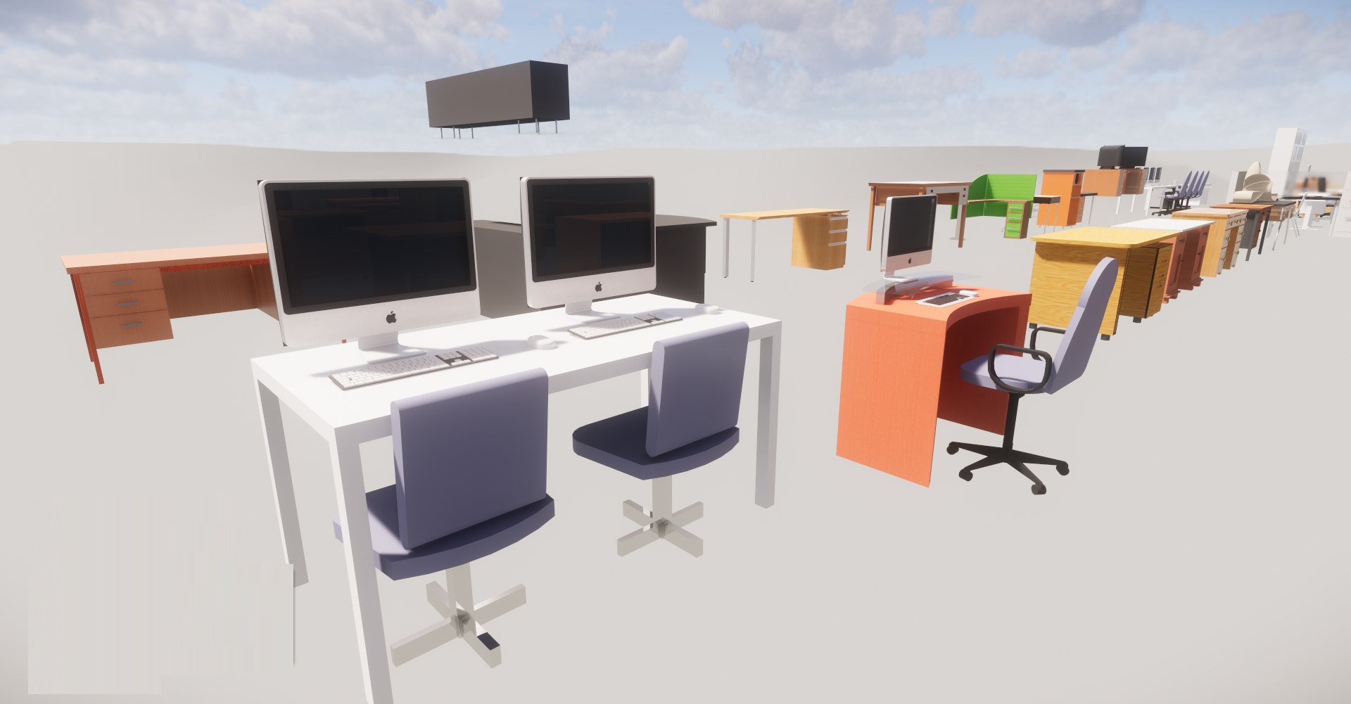 3D Model Revit 2015 89 Desk - TurboSquid 1291059