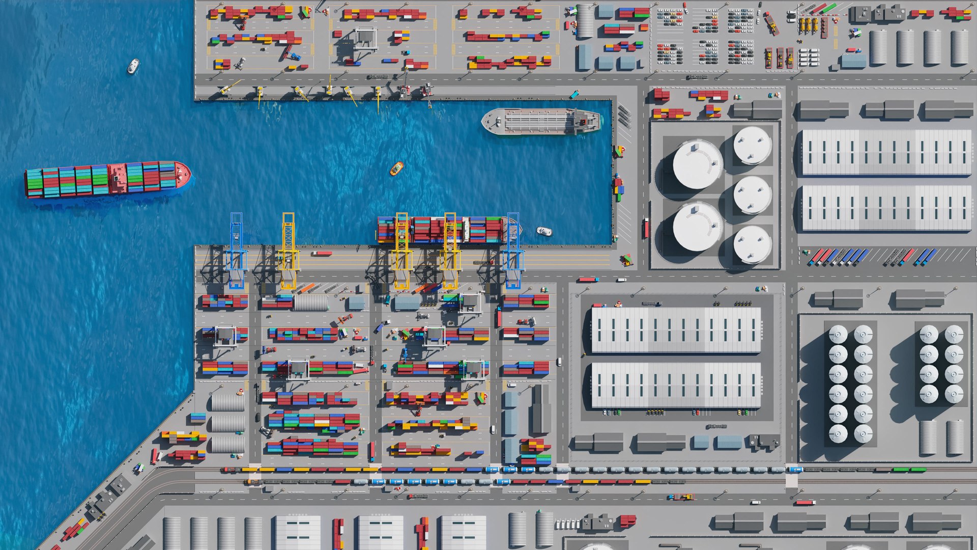 3D Port 1 model - TurboSquid 2131237