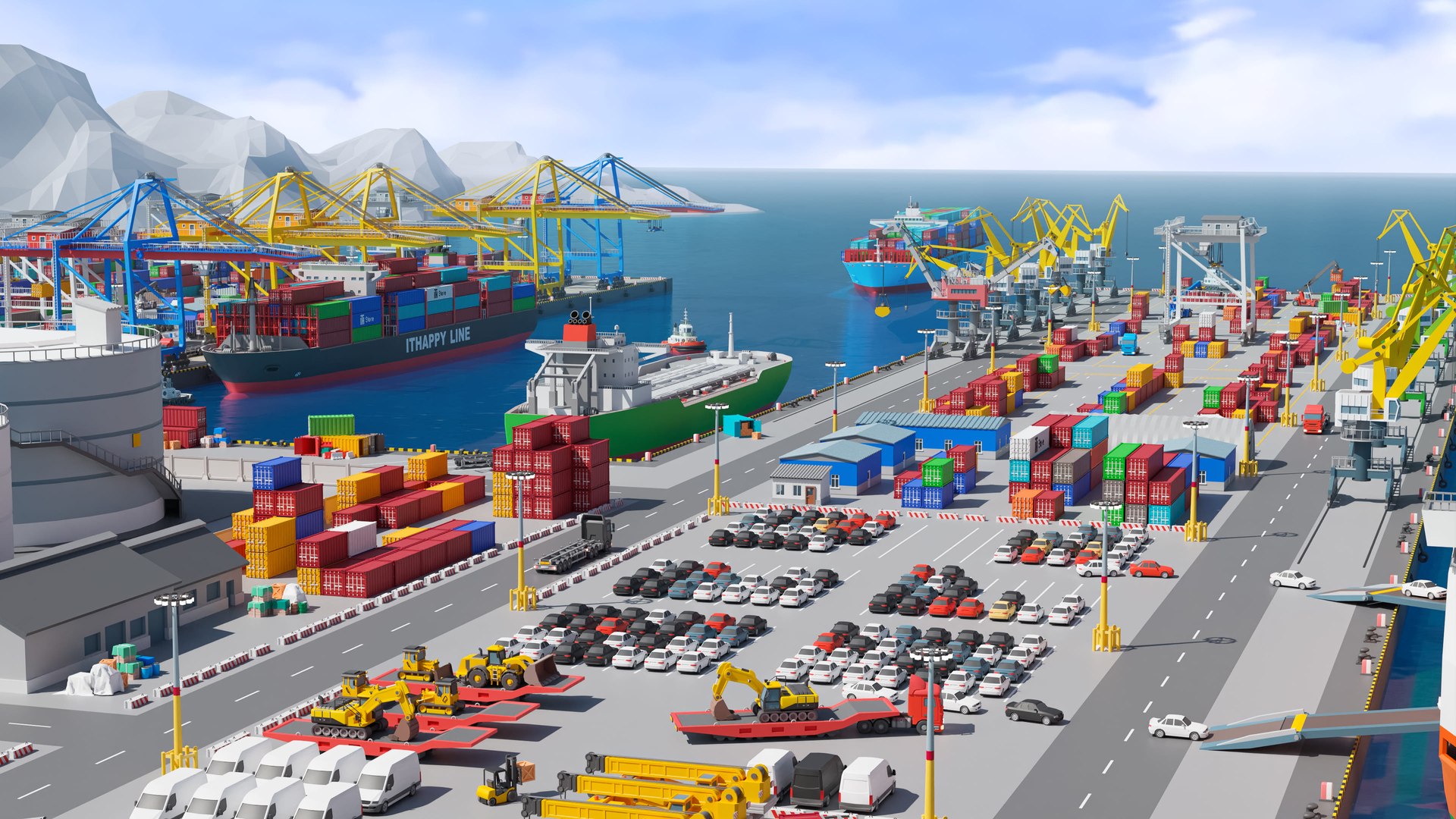 3D Port 1 model - TurboSquid 2131237