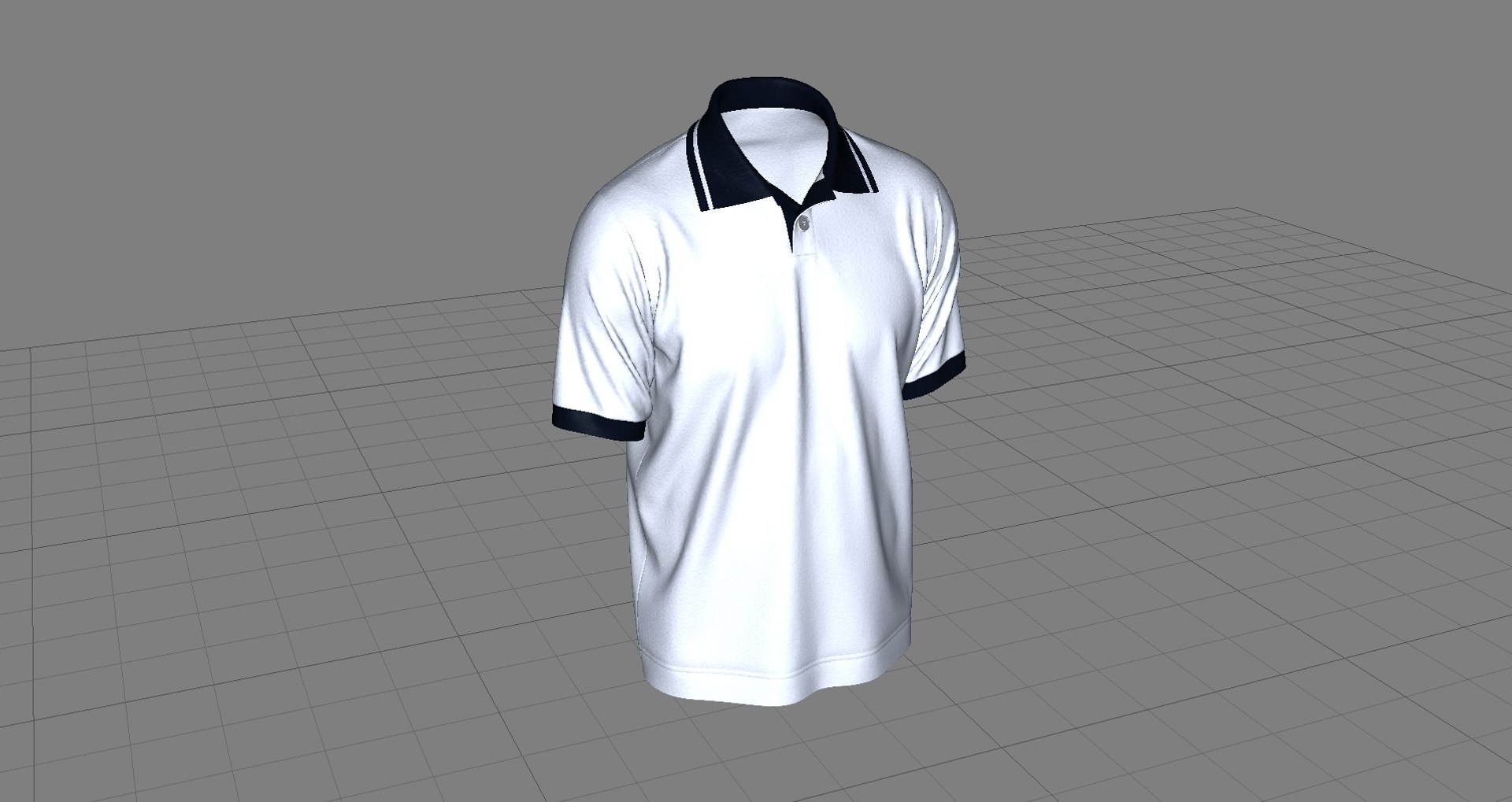 3D Polo Shirt 2 Model - TurboSquid 1887390