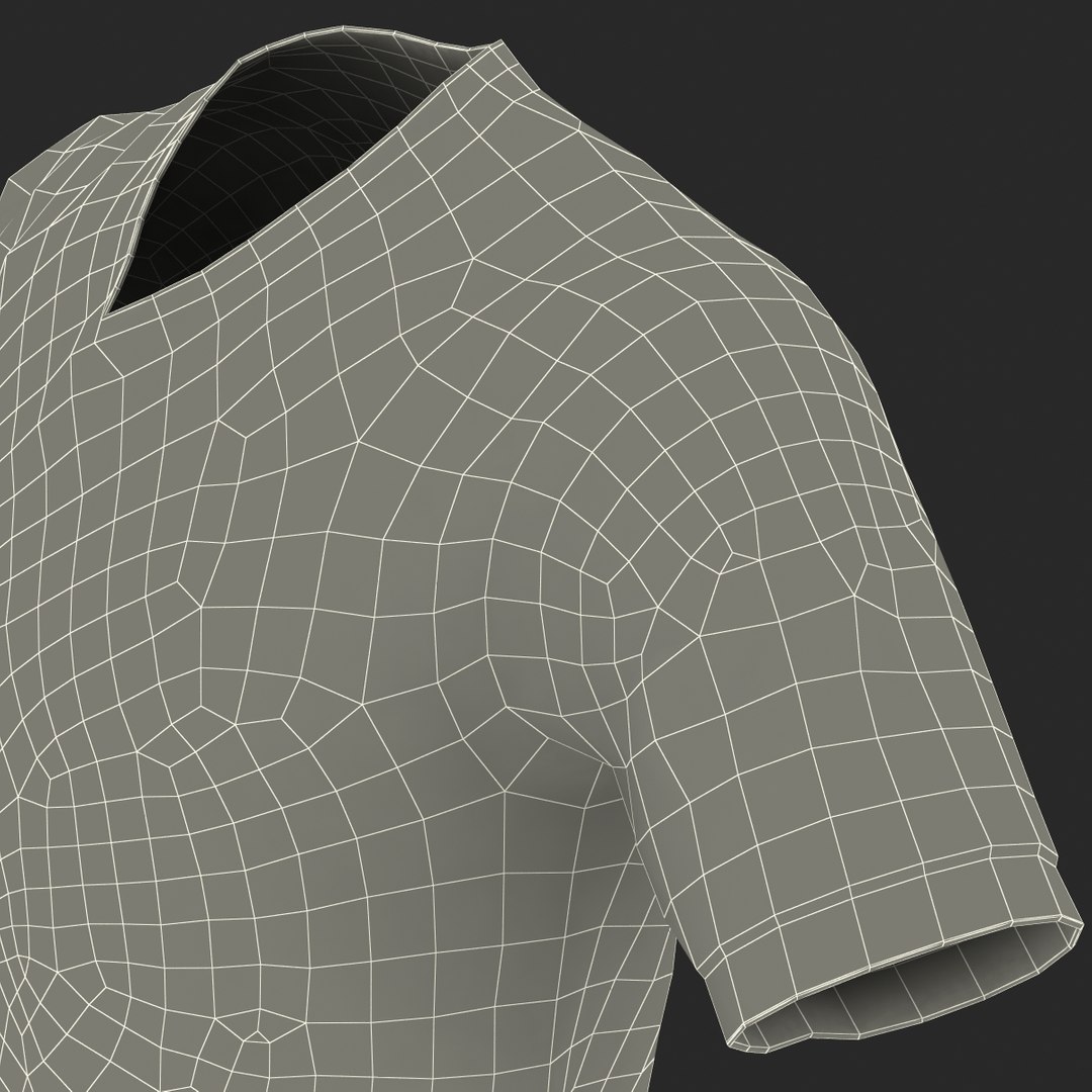 3d refere shirt model