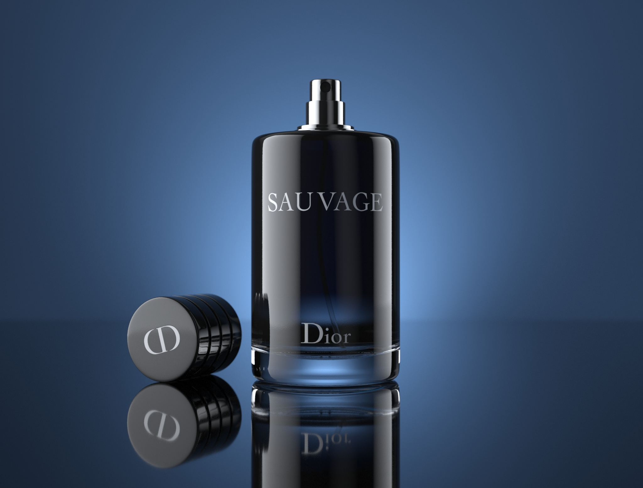 Dior Sauvage Perfume Bottle 3D - TurboSquid 1730013