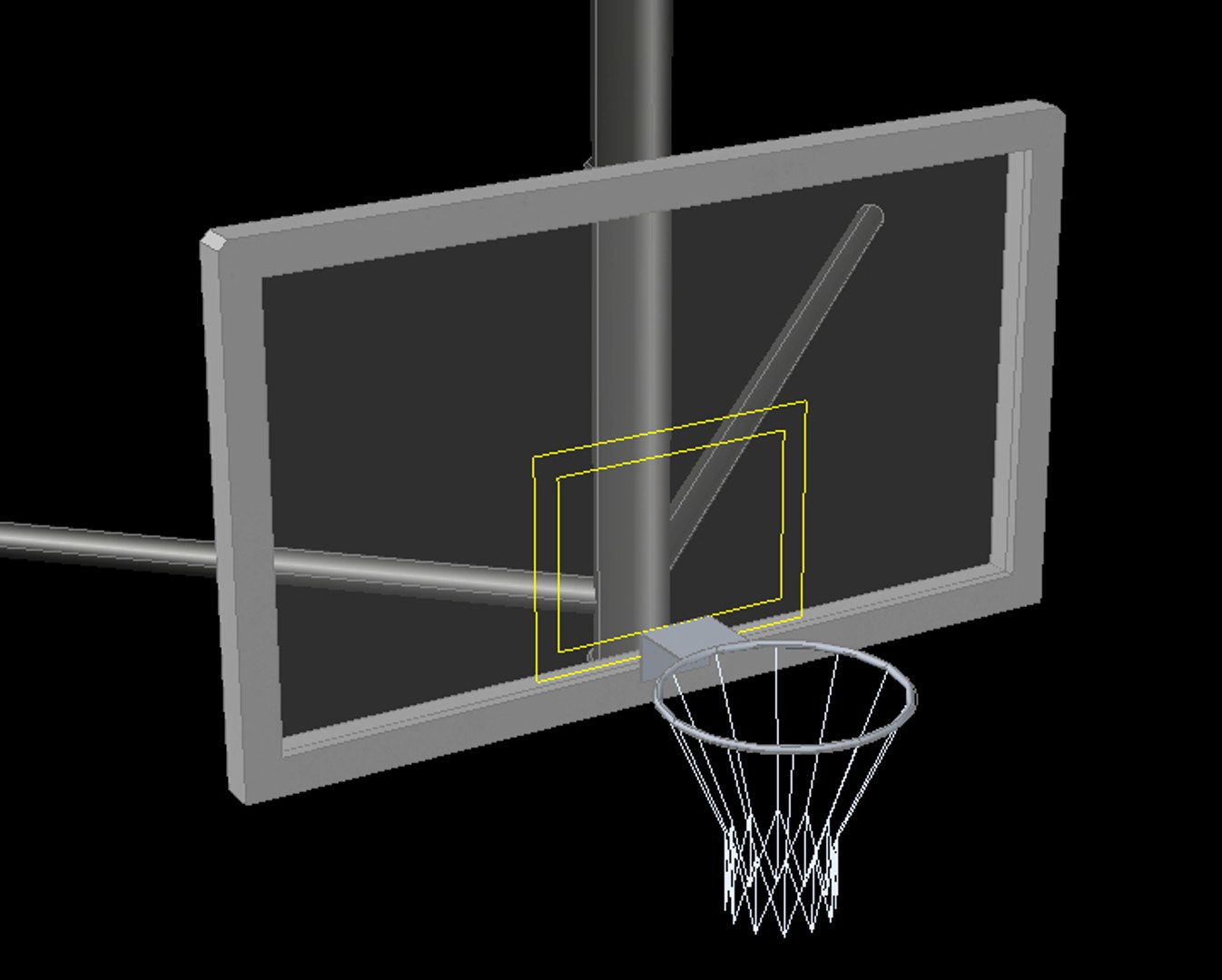 Basketball Goal Dwg