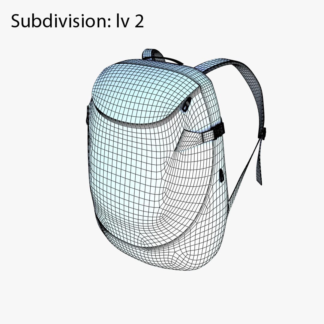 Backpack Pack 3d Max