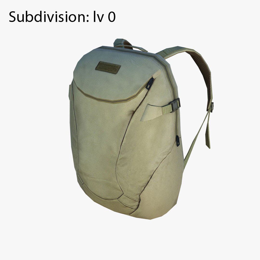 Backpack Pack 3d Max
