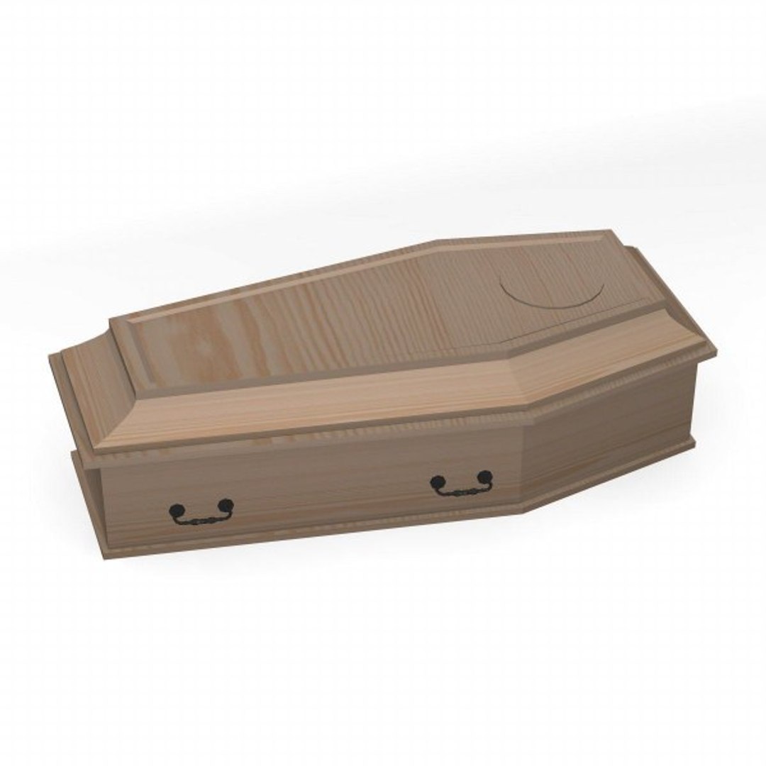3d Coffin Casked Model