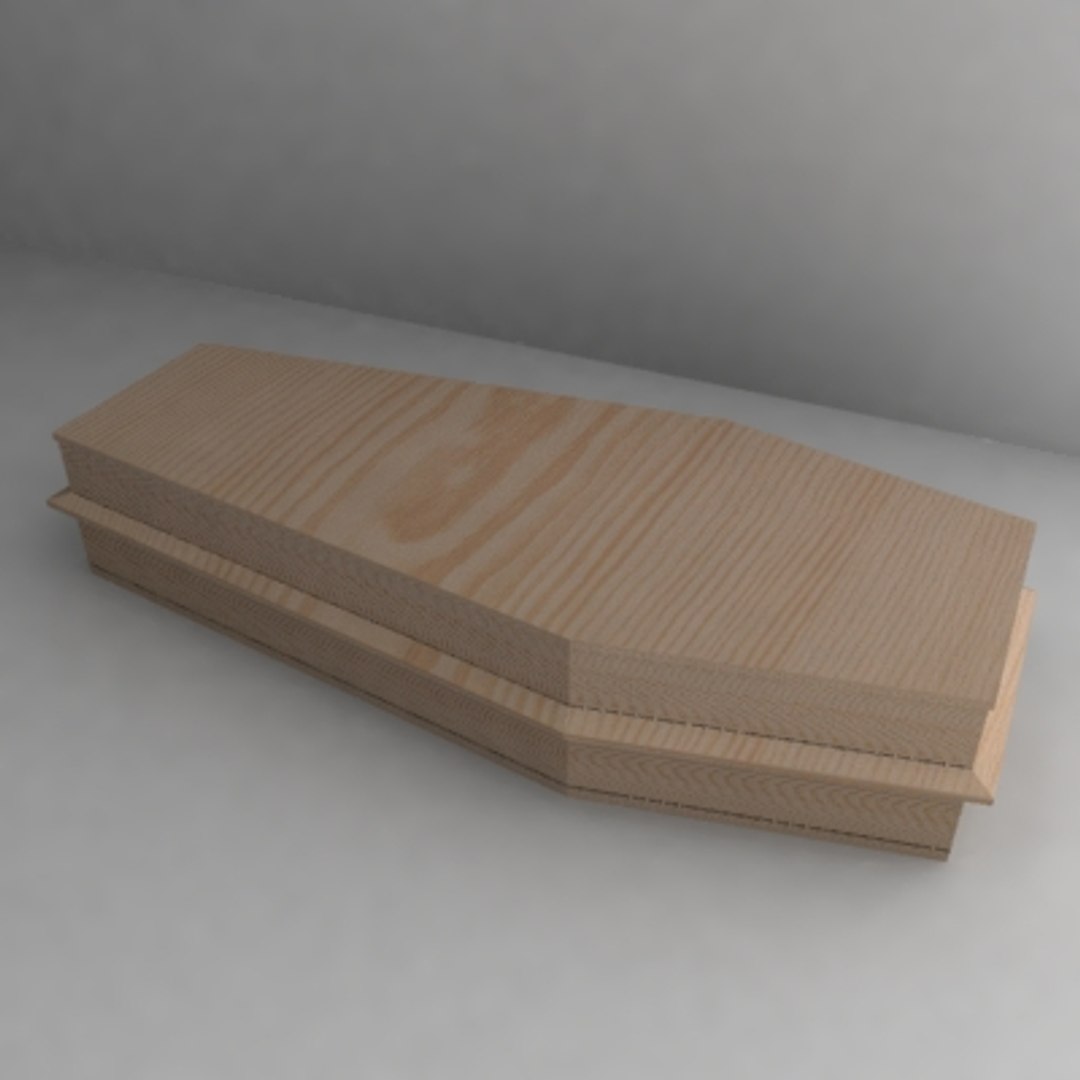 3d Coffin Casked Model