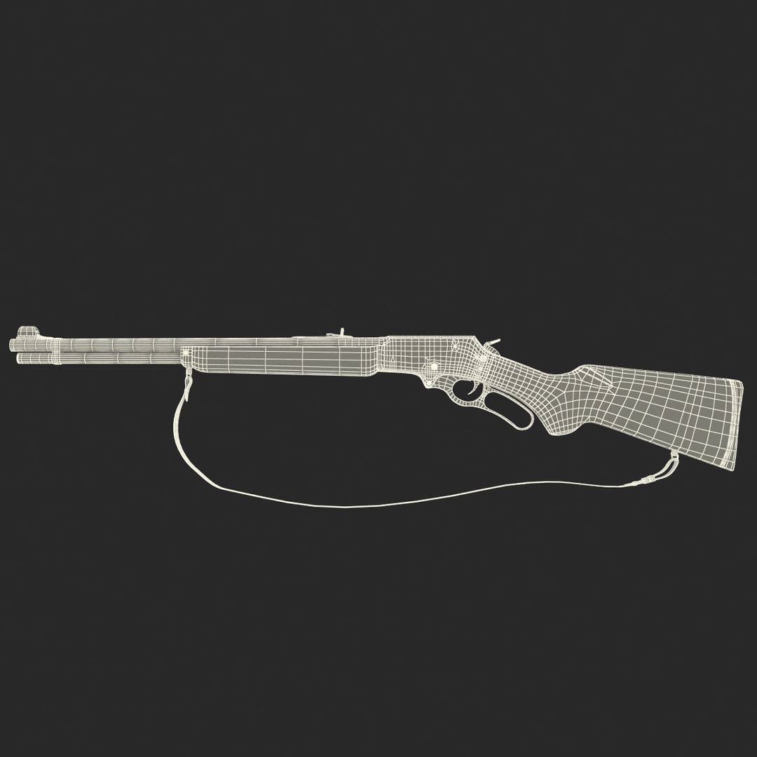 3d winchester rifle marlin 336w model