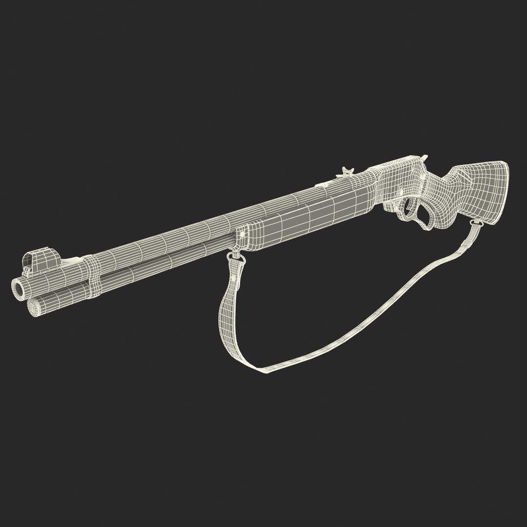 3d winchester rifle marlin 336w model