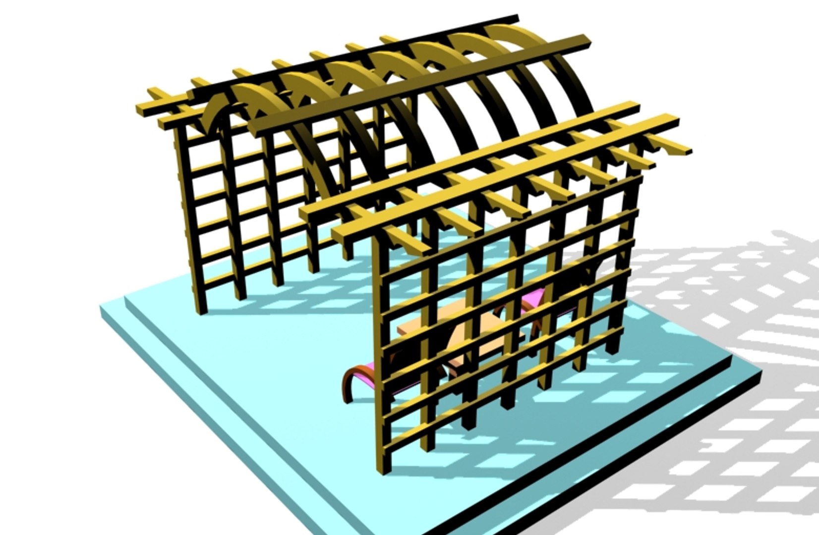 3d Model Pergola