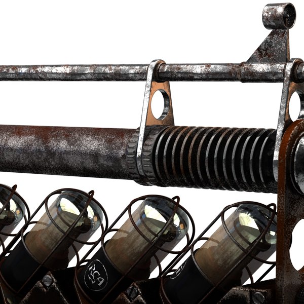 3d model of bio laser gun rifle