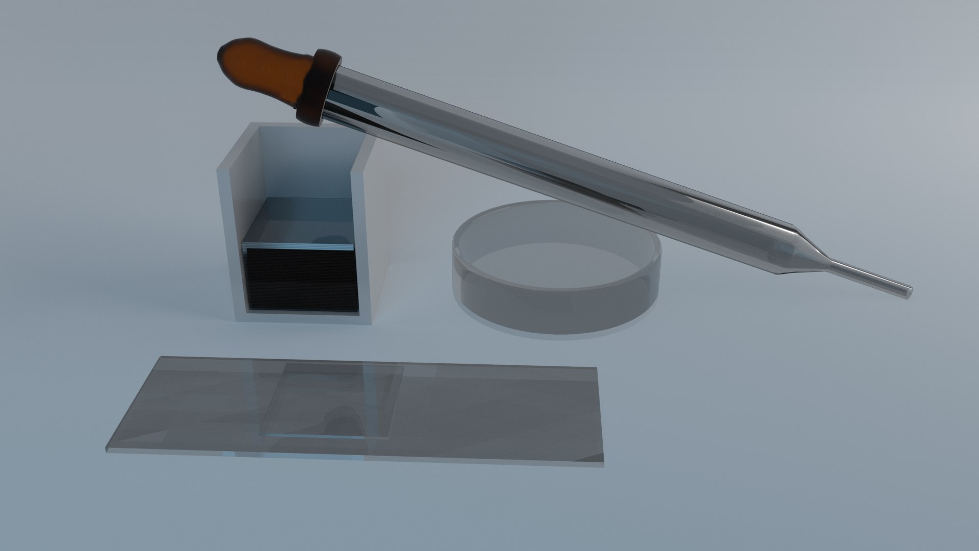 low-poly microscopic - x