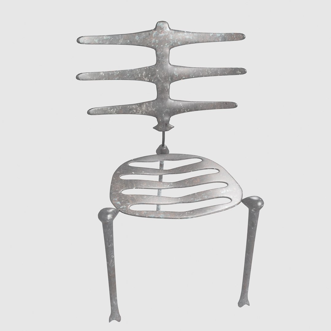 3d Model Chair Skeleton