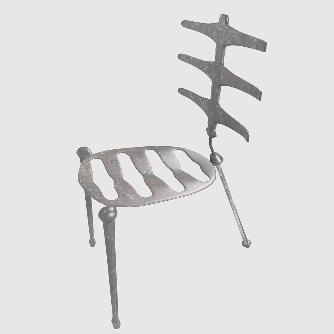 3d Model Chair Skeleton