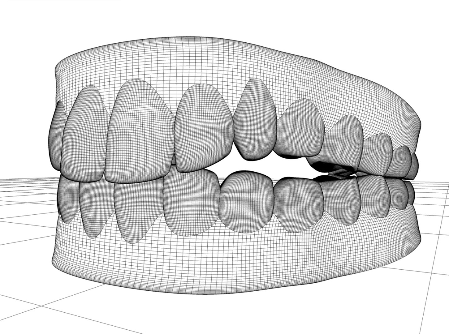 3d Sets Human Teeth