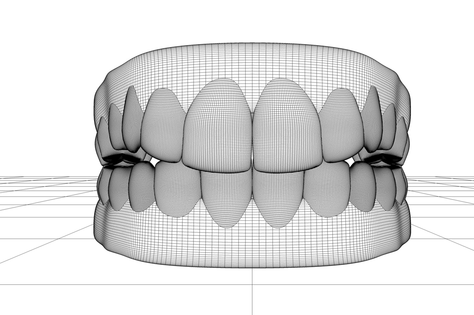 3d Sets Human Teeth