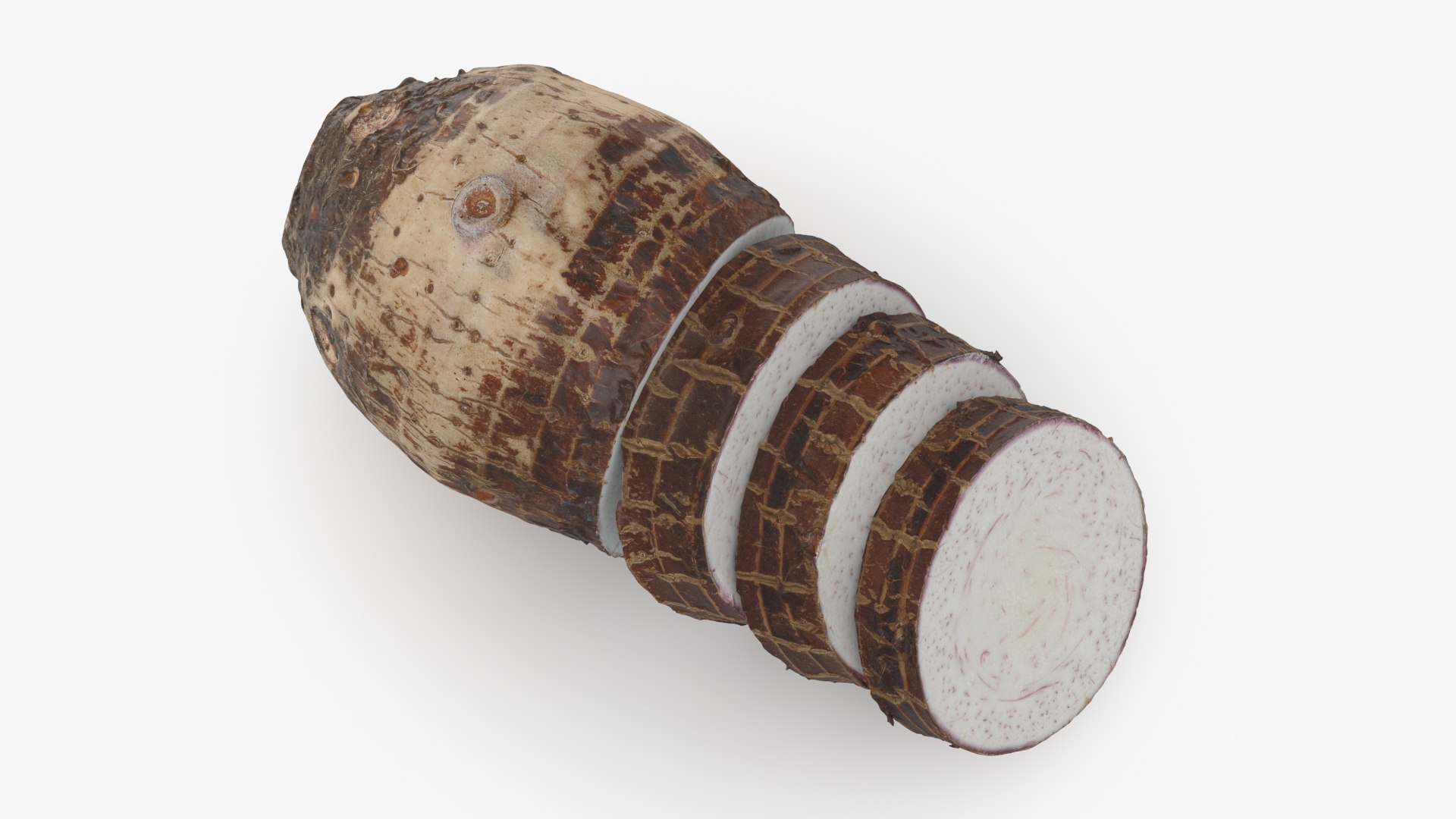 3D Half And Slice Taro - TurboSquid 2209719