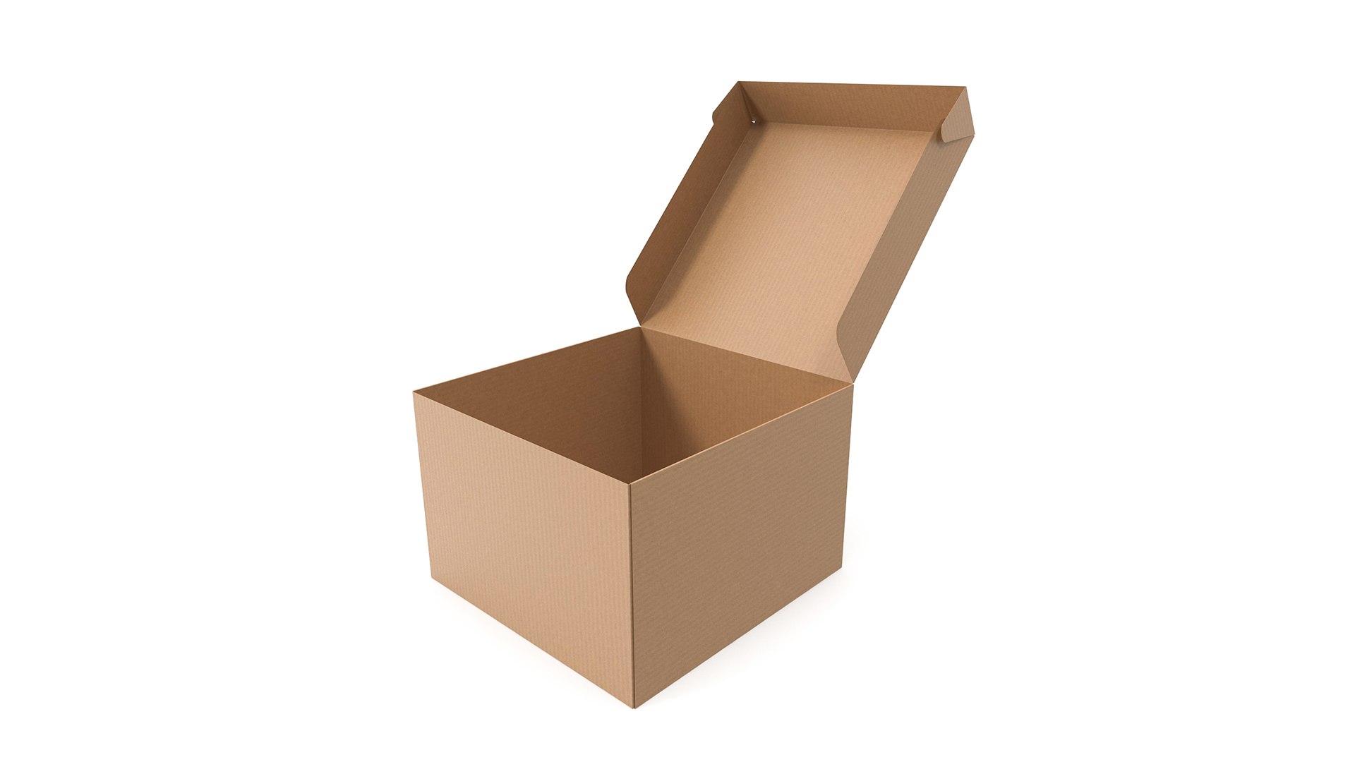 3D Cardboard box 05 - TurboSquid 1732126