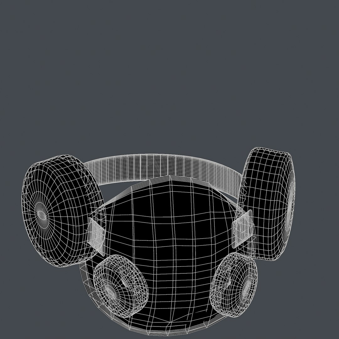 Gas Mask Respirator Scifi Futuristic 3D Model - TurboSquid 1746668
