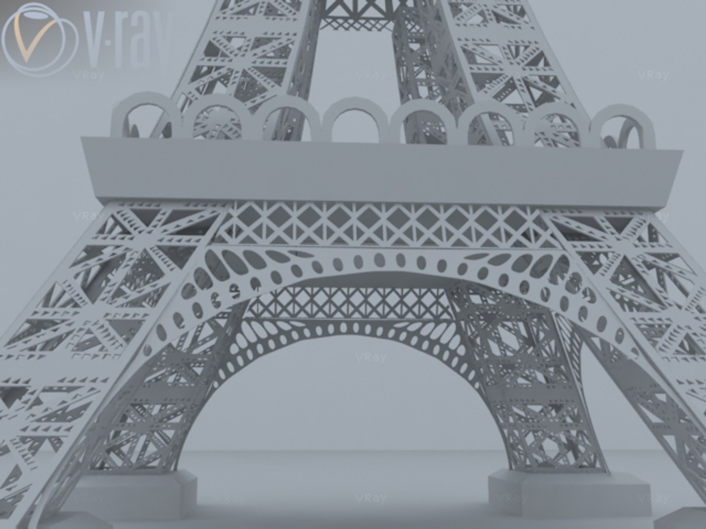 3d Eiffel Tower Model