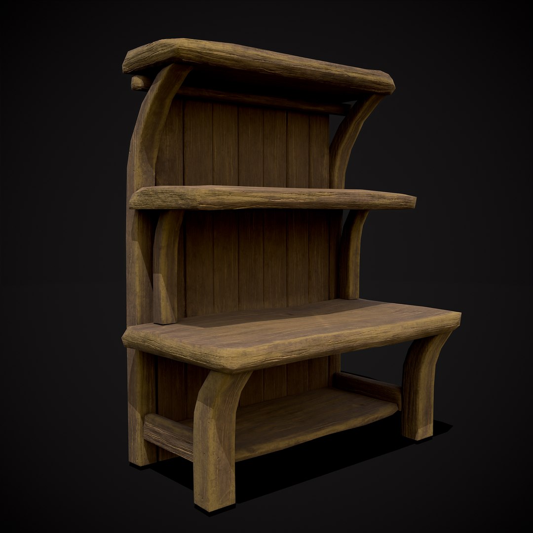 Workshop Shelf 3D Model - TurboSquid 2197156