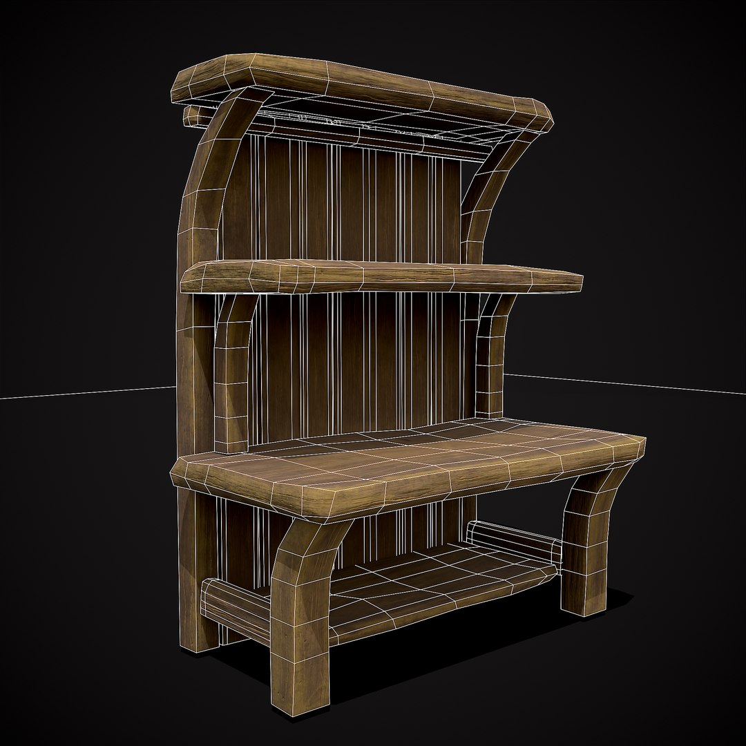 Workshop Shelf 3D Model - TurboSquid 2197156